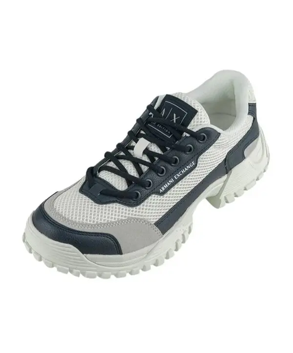 Armani Exchange Two-tone Lace-up Sneakers