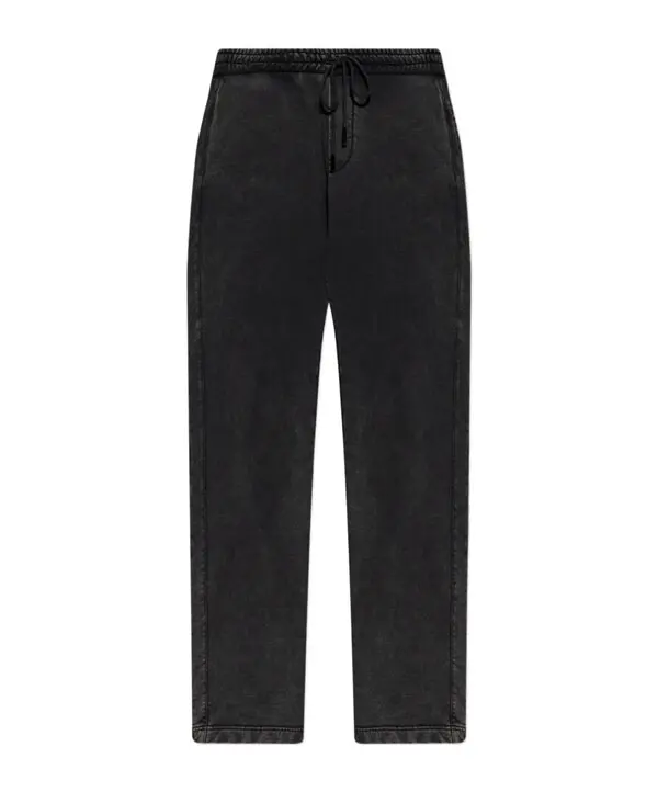 Iceberg Elastic Waistband Tracksuit Pants - Black