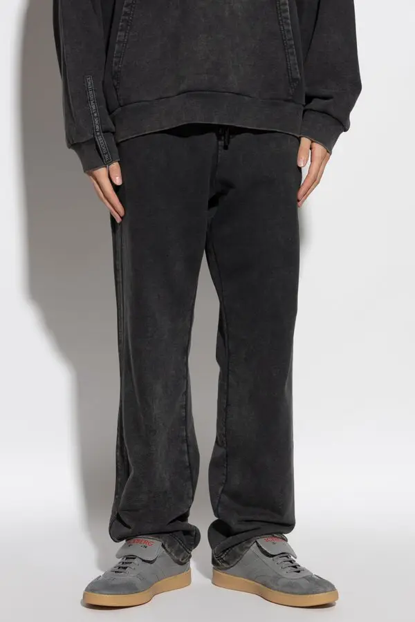 Iceberg Elastic Waistband Tracksuit Pants - Black