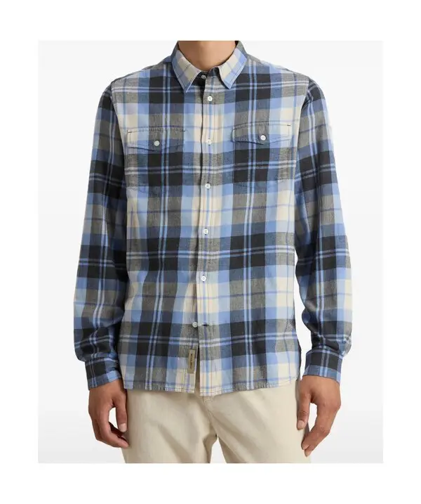 Woolrich Checked Pocket Shirt - Gray