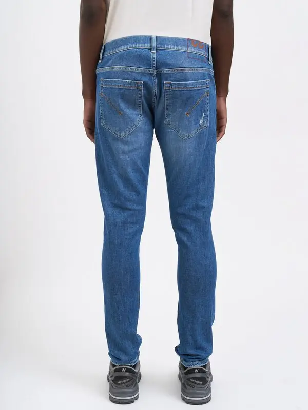DONDUP Jeans With Button And Zip Closure - Blue