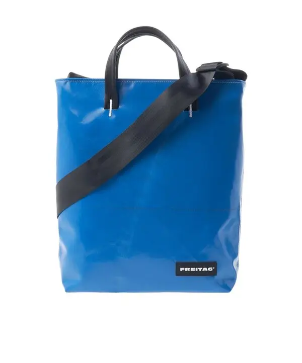 FREITAG Double Handle Shoulder Bag With Distressed Effect - Blue