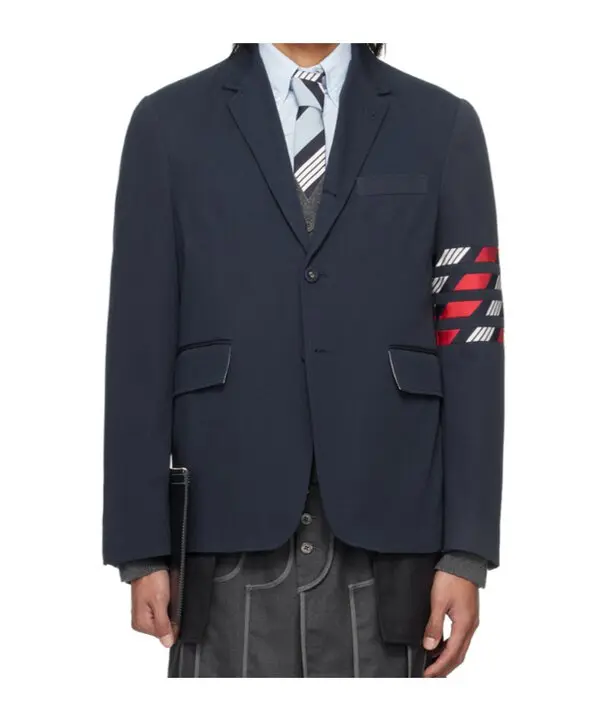 Thom Browne 4-bar Single-breasted Blazer - Black