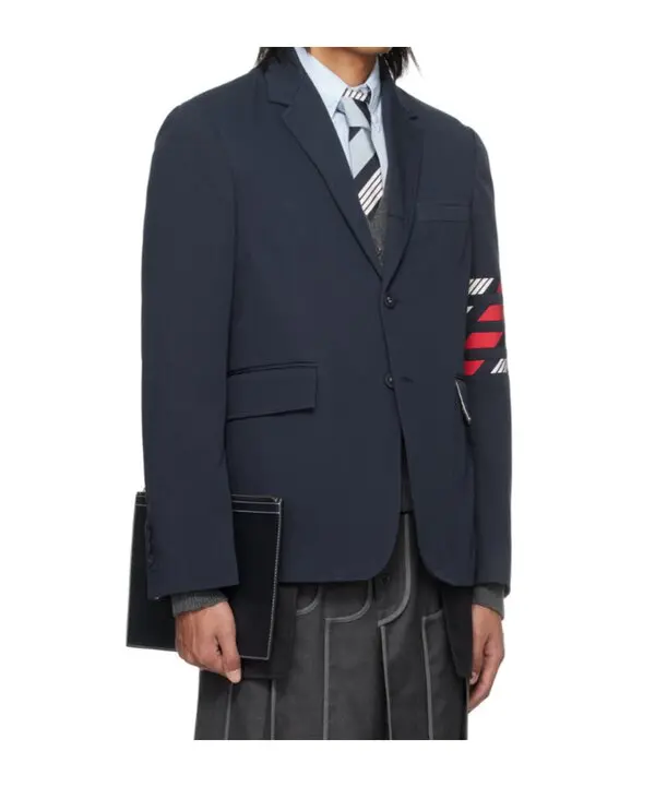 Thom Browne 4-bar Single-breasted Blazer - Black