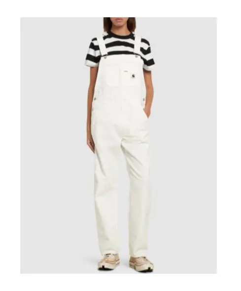 Carhartt Straight Jumpsuit With Adjustable Straps And Logo Detail