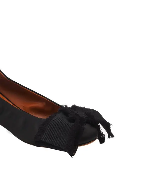LANVIN Bow Detailed Ballet Flats