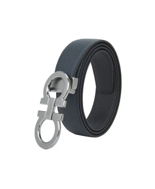 FERRAGAMO Double-sided Gancini Belt - Black