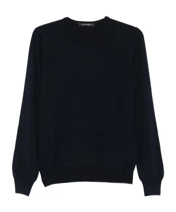 Tagliatore Marley Crewneck Knitted Jumper - Black