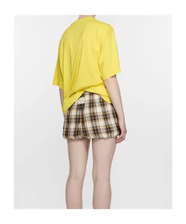 Acne Studios Plaid Check Shorts