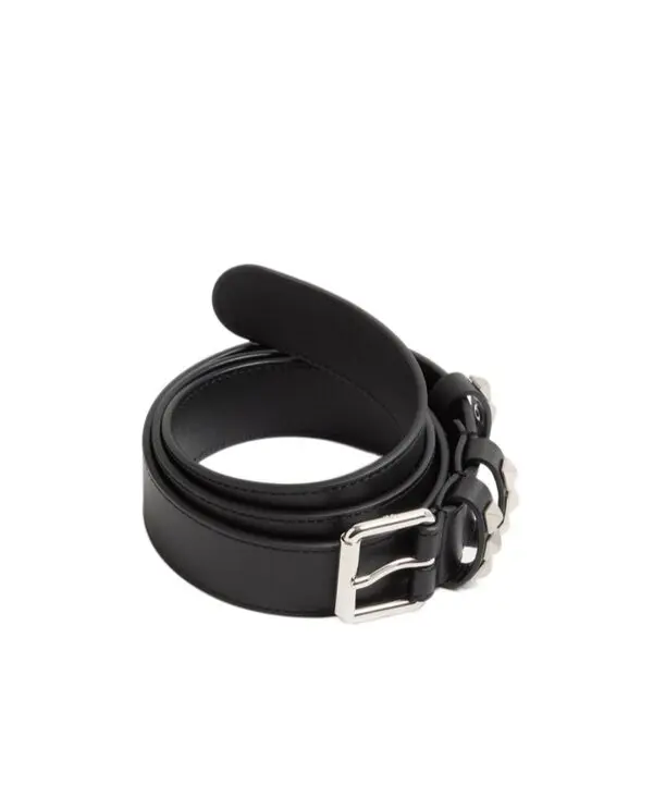 Valentino Garavani Rockstud Buckled Belt - Black