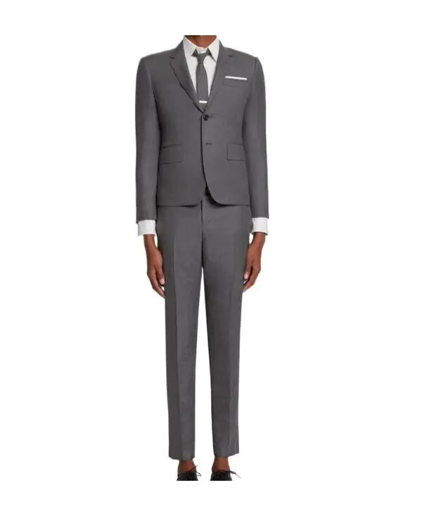 Thom Browne Slim-cut Single-breasted Suit - Medium Gray