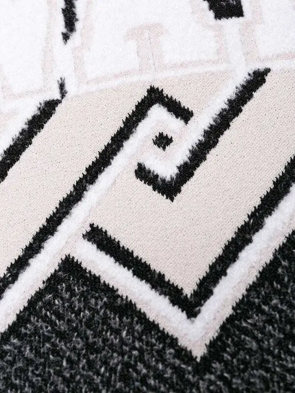 Off-White Swans Knitted Sweater - Black