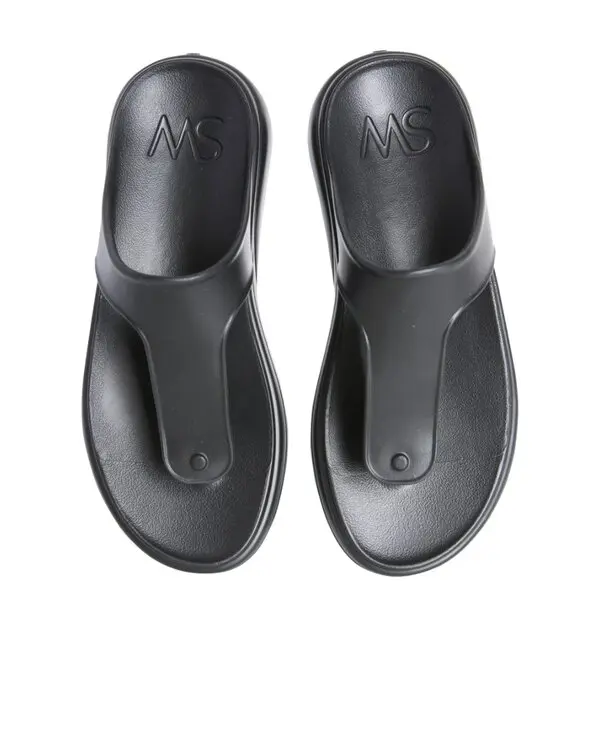 STUART WEITZMAN Stufllex T-strap Thong Sandals - Black