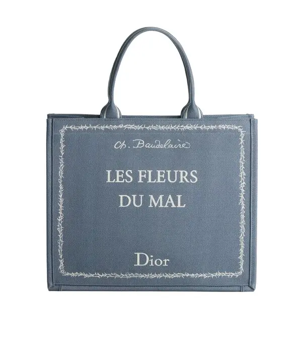 Dior Large Book Tote - Blue