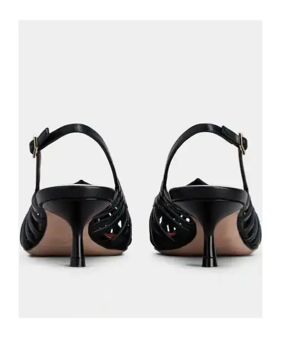 ROGER VIVIER I Love Vivier Multistrap Slingback Pumps - Black