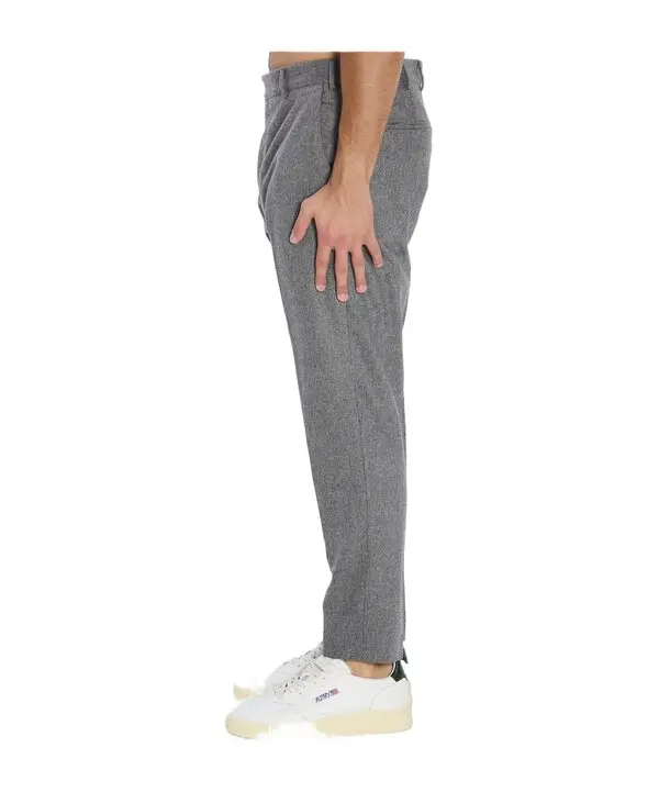 PT TORINO Slim Fit Flannel Trousers
