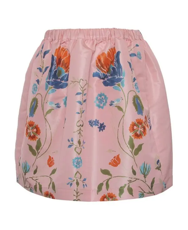Red Valentino Printed Floral Skirt