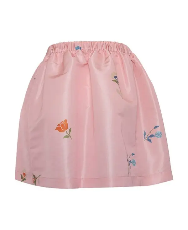 Red Valentino Printed Floral Skirt