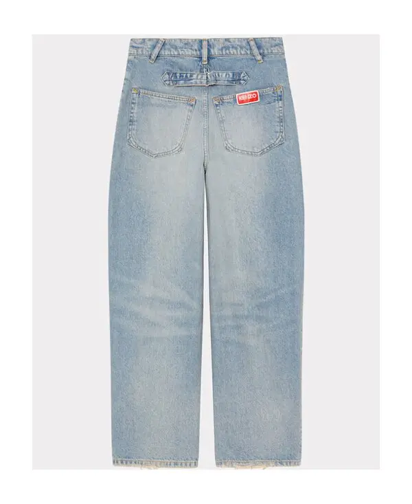Kenzo High-rise Logo Patch Jeans