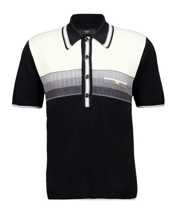 Amiri Short Sleeve Polo Shirt