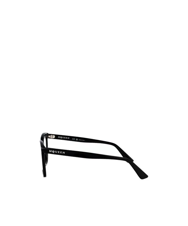 Alexander McQueen Square Frame Eyeglasses - Black