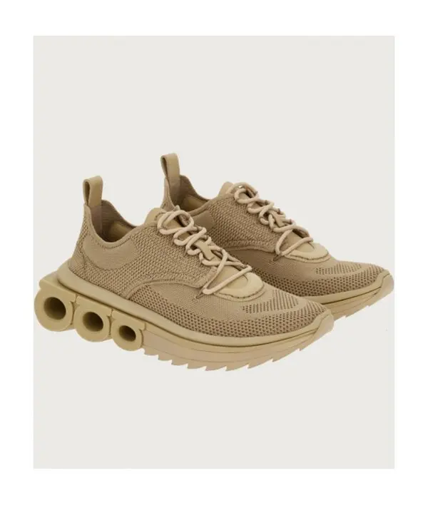 FERRAGAMO Nima Low-top Sneakers - Nude