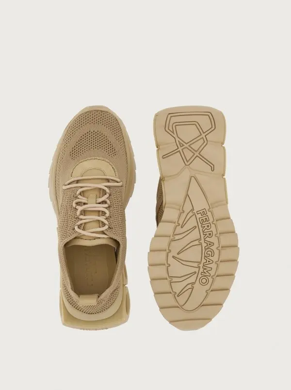FERRAGAMO Nima Low-top Sneakers - Nude