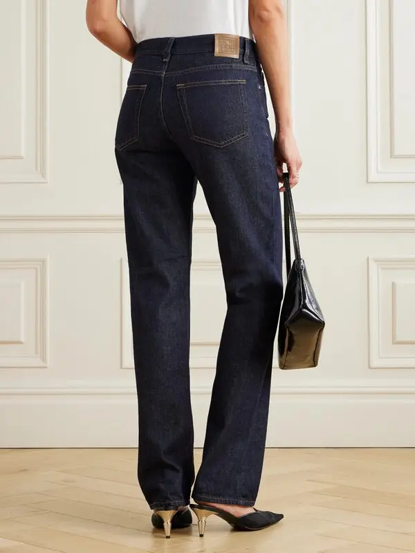 TOTEME Belt Loop Jeans - Indigo