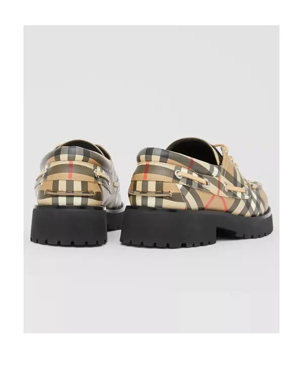 Burberry Signature Check Lace-up Shoes