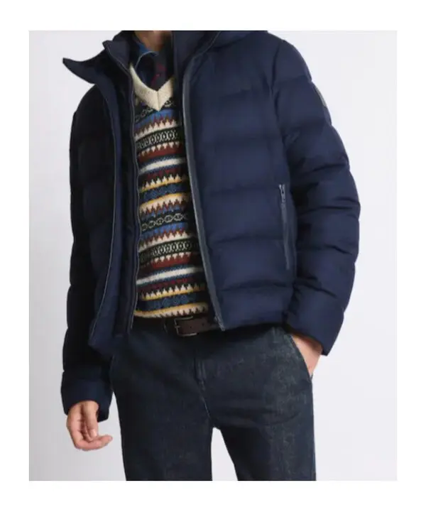 FAY Double-zip Hooded Down Jacket