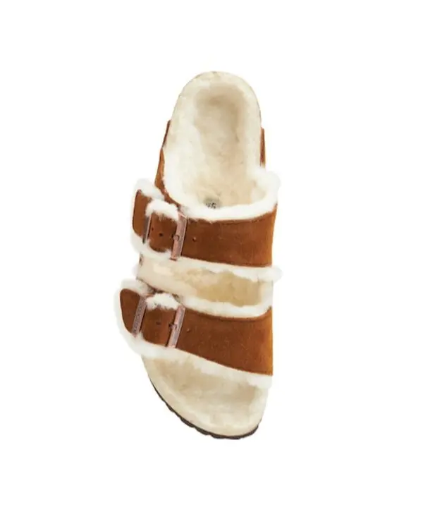 BIRKENSTOCK Arizona Logo Sandals - Brown