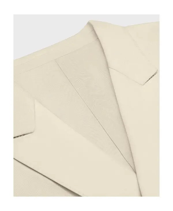 Celine Jude Jacket In Silk Panama - Ivory