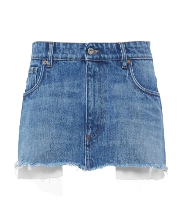 Miu Miu Denim Miniskirt