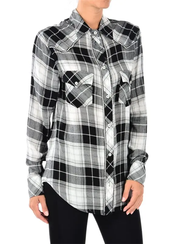 Ermanno Scervino Slim Plaid Shirt