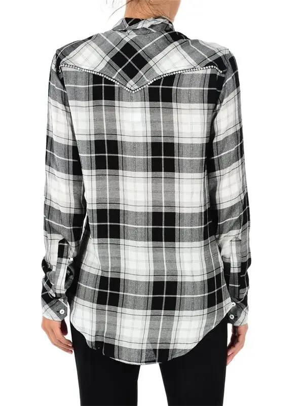 Ermanno Scervino Slim Plaid Shirt