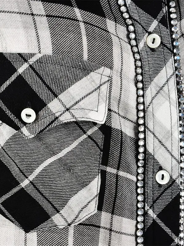 Ermanno Scervino Slim Plaid Shirt