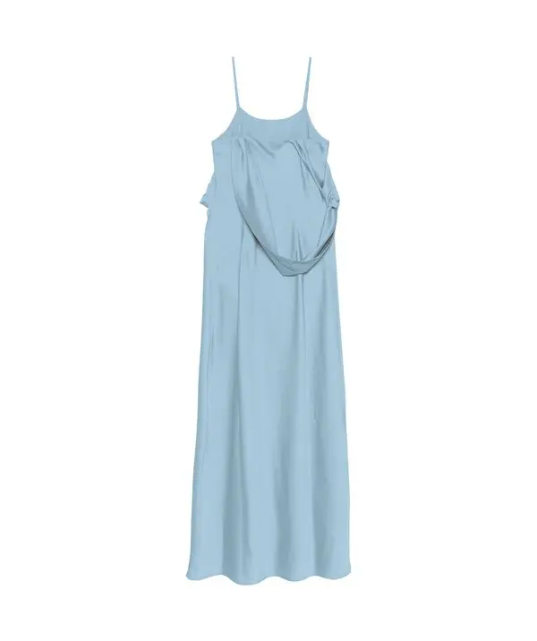 D.exterior Draped Slip Dress