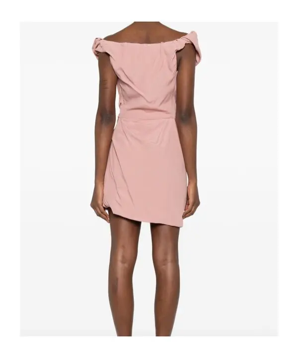 VIVIENNE WESTWOOD Sleeveless Dress With Pleated Details