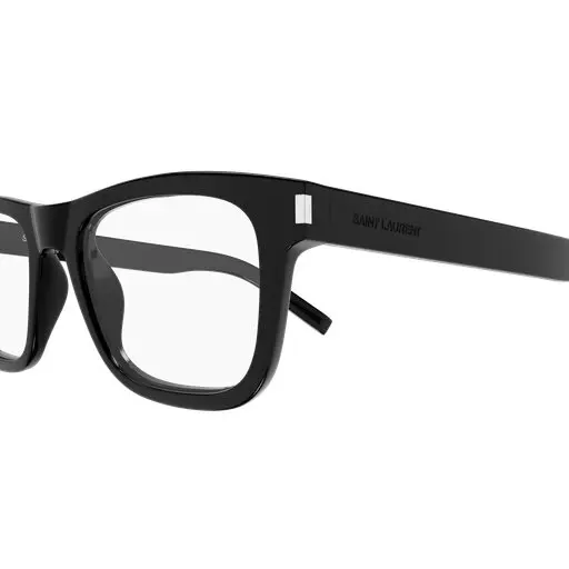 Saint Laurent Rectangle Frame Eyeglasses - Black