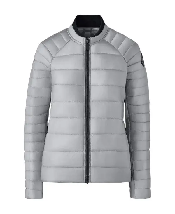 Canada Goose Roncy Quilted Down Jacket With Stand Collar - Gray