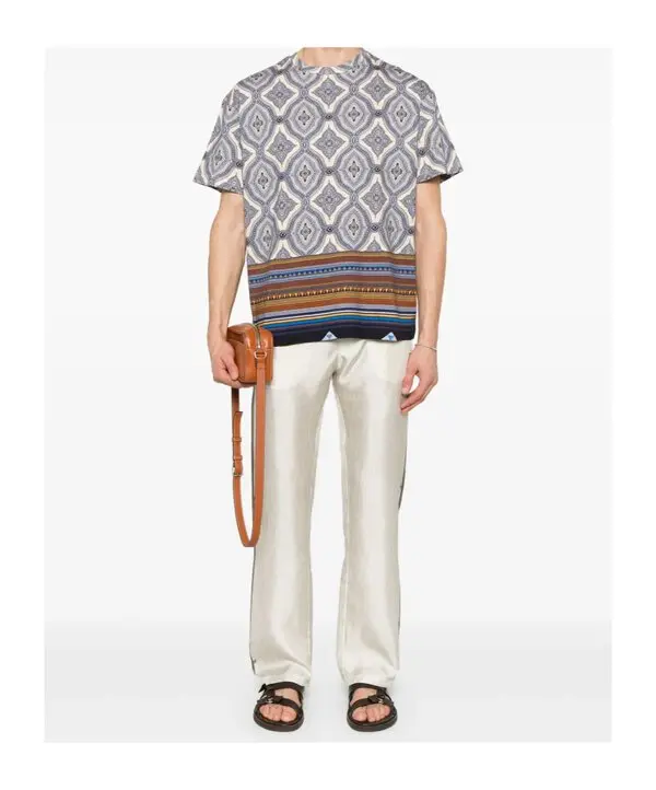 Etro Paisley Printed Crewneck T-shirt