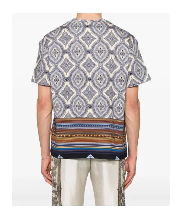 Etro Paisley Printed Crewneck T-shirt
