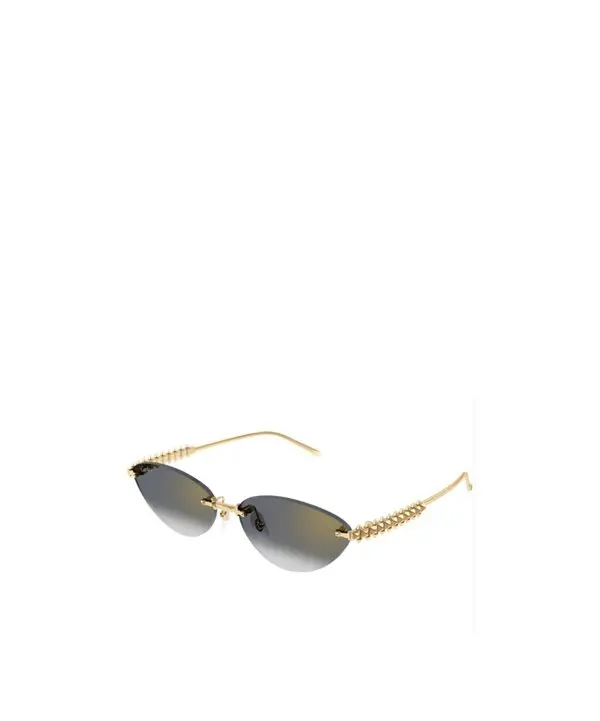 Cartier Cat Eye Frame Sunglasses - Gold