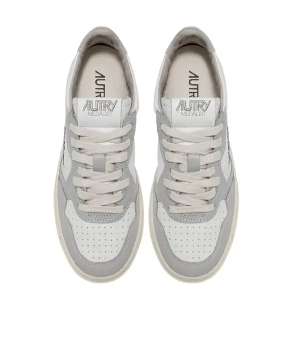 AUTRY Logo Patch Low-top Sneakers - Gray