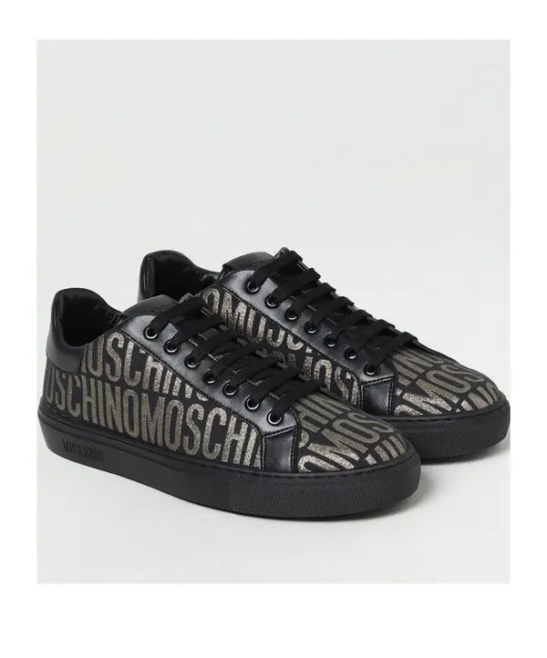 Moschino Tie Low Upper Board Sneakers