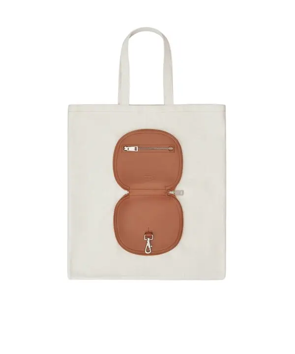 TOD'S Foldable Calfskin Pocket Bag - Brown