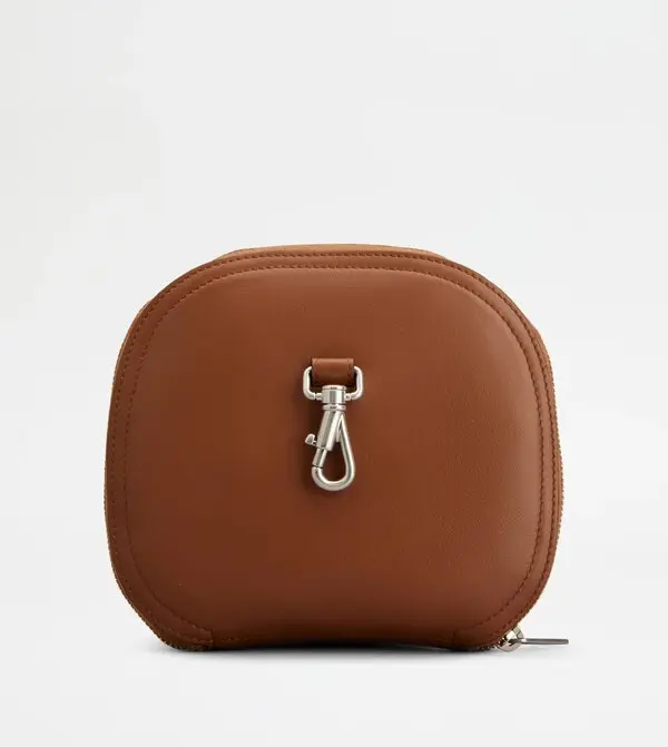 TOD'S Foldable Calfskin Pocket Bag - Brown