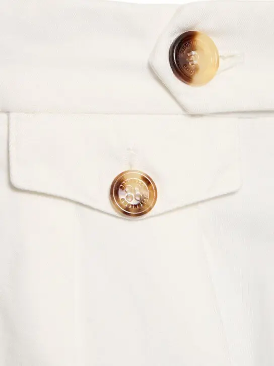 Brunello Cucinelli Pleated Tailored Pants - White