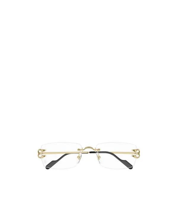 Cartier Rimless Rectangle Eyeglasses - Nude