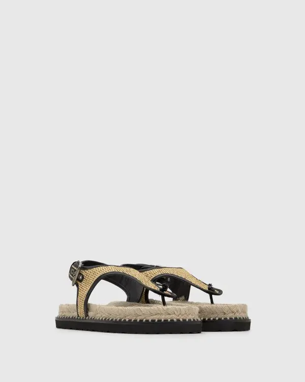 CastaÑer Open Toe Flat Sandals